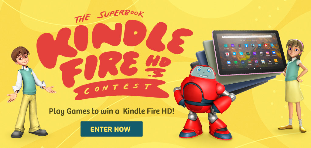 Superbook Kids Site - Play Games to Enter Contests and Win Prizes