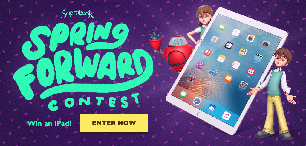 Superbook Kids Site - Play Games to Enter Contests and Win Prizes